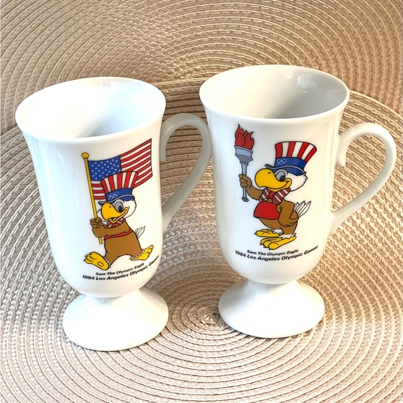 Dining | Set Of 2 1984 Los Ngeles Olympic Games Souvenir Coffee Tea ...